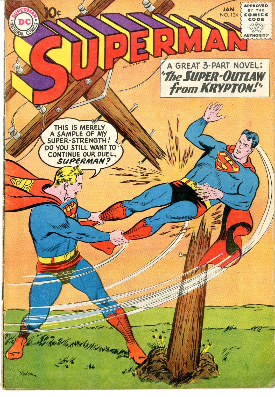 Superman Comic Strip Color