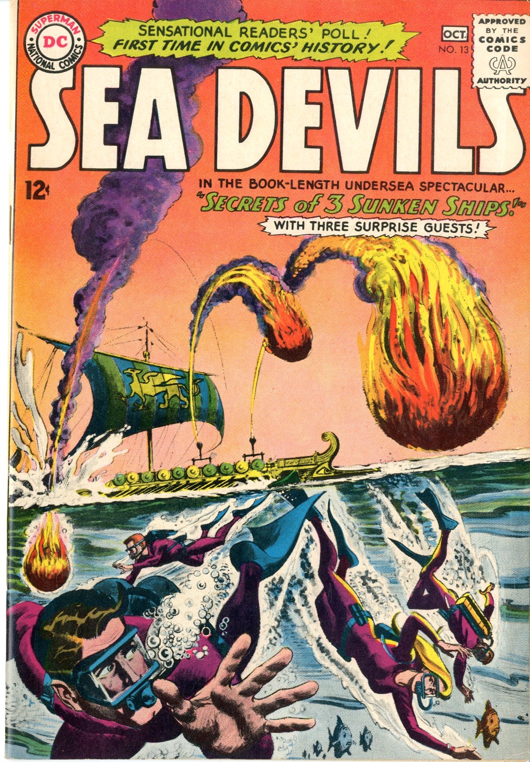 Sea Devils / Issue #13 | Comics Details | Four Color Comics