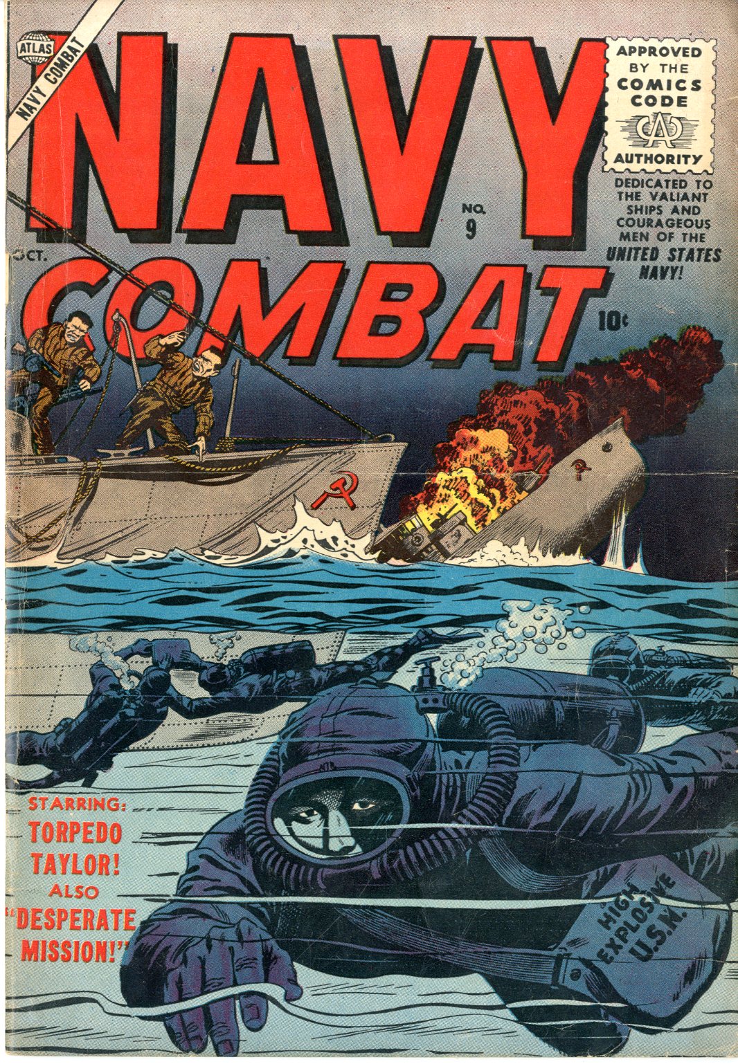 NAVY COMBAT / Issue #9 | Sold Details | Four Color Comics