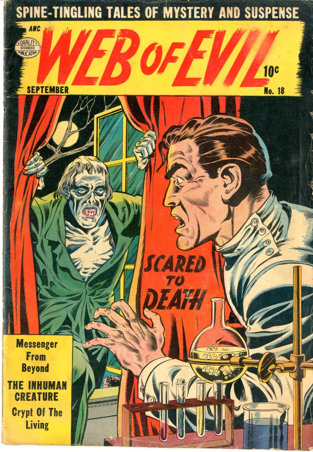 WEB OF EVIL / Issue #18 | Sold Details | Four Color Comics