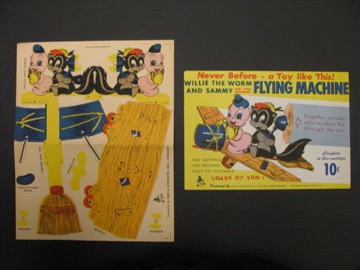 Willie the Worm & Sammy & their Homeade Flying Machine | Sold Details ...
