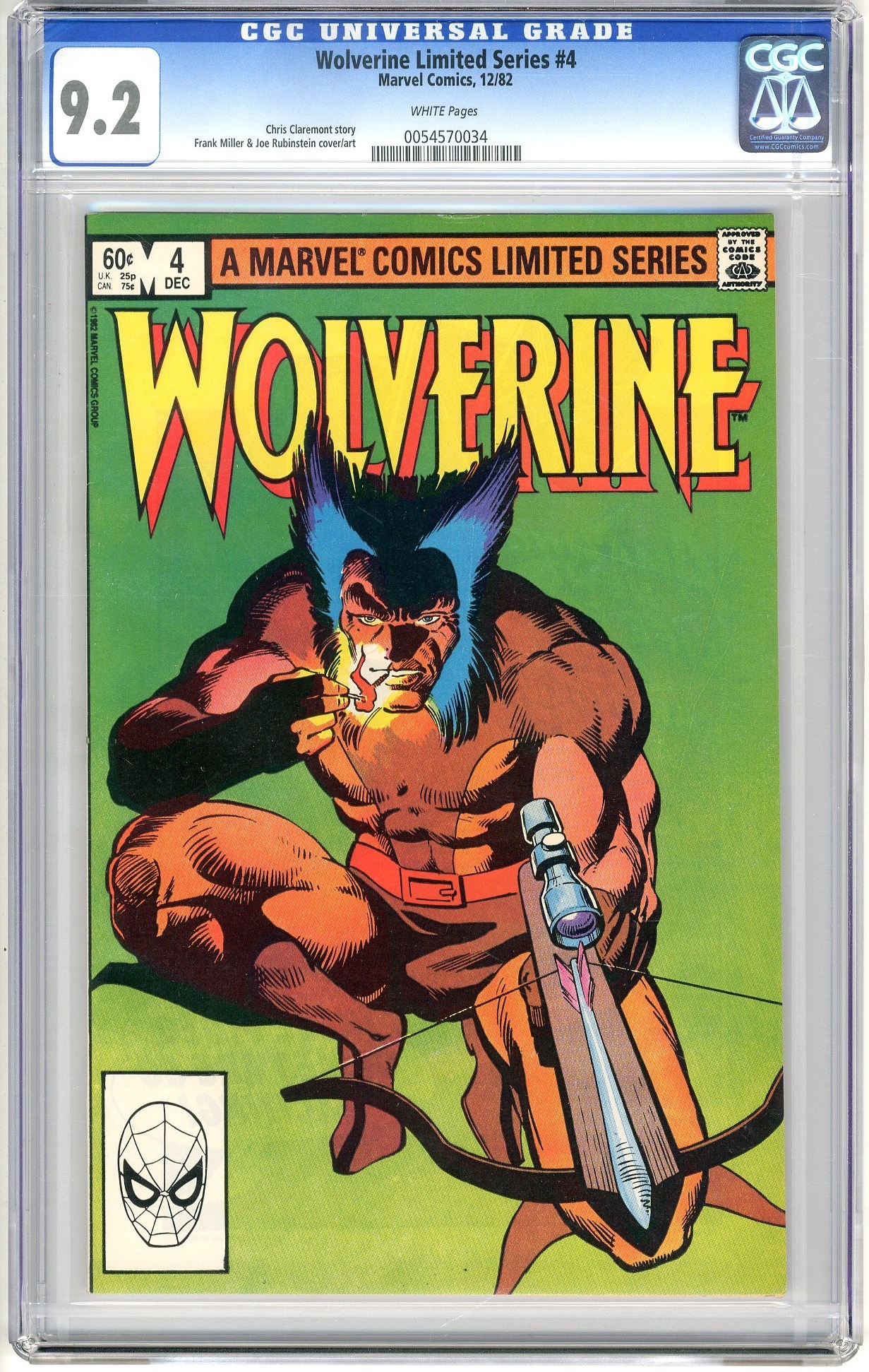 WOLVERINE LIMITED / Issue #4 | Sold Details | Four Color Comics