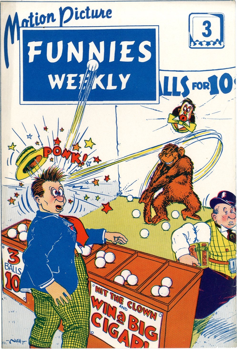 MOTION PICTURE FUNNIES WEEKLY | Sold Details | Four Color Comics