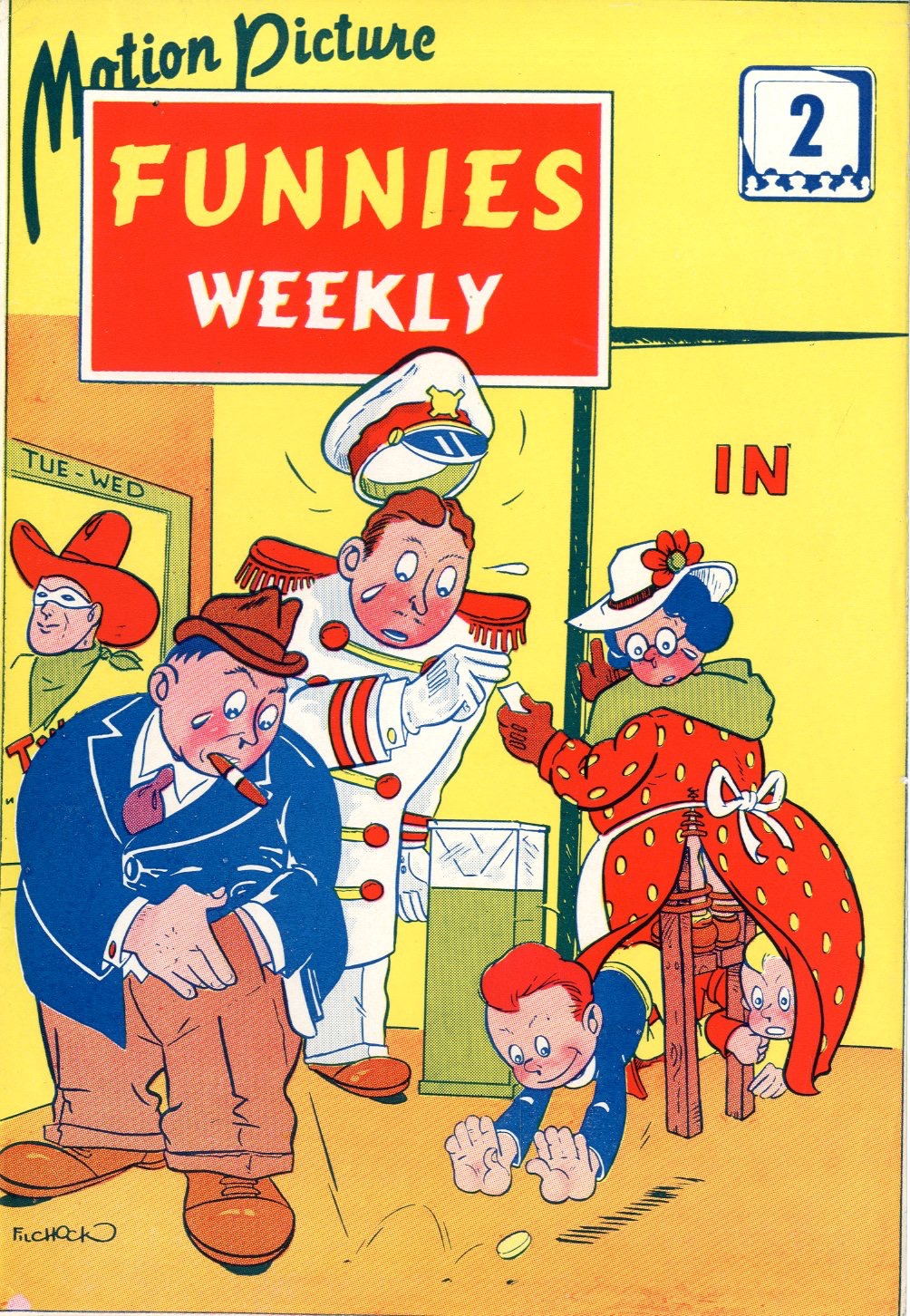 MOTION PICTURE FUNNIES WEEKLY | Sold Details | Four Color Comics