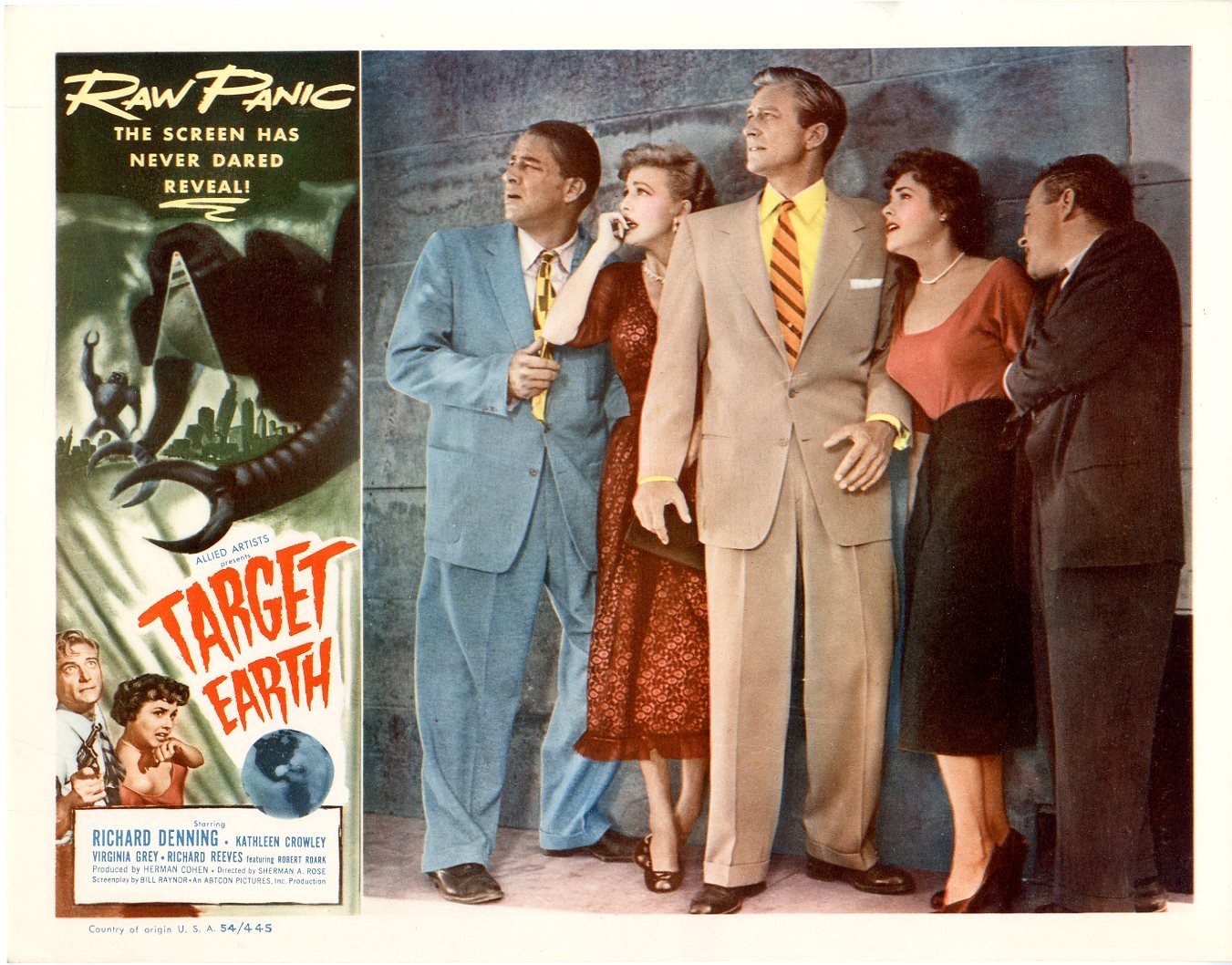 Target Earth 1954 | Posters Details | Four Color Comics