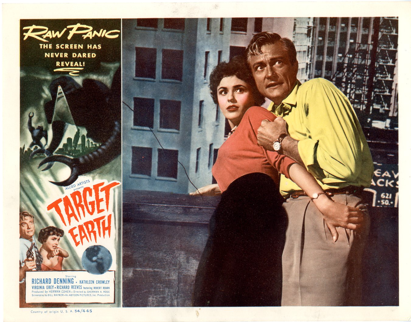 Target Earth 1954 | Posters Details | Four Color Comics