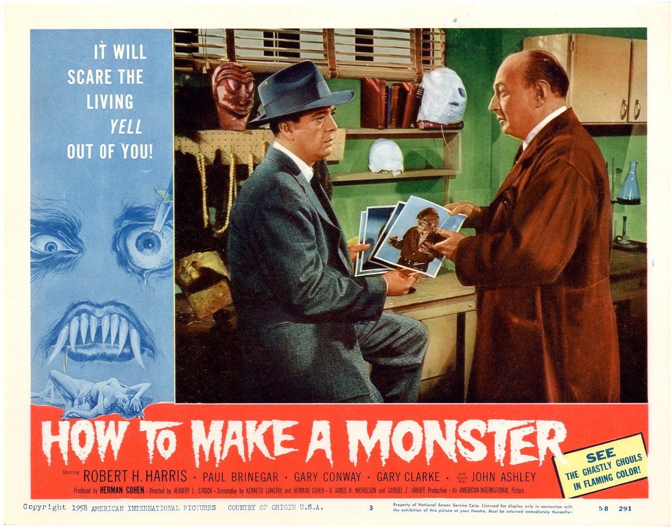 How To Make A Monster 1958 | Posters Details | Four Color Comics
