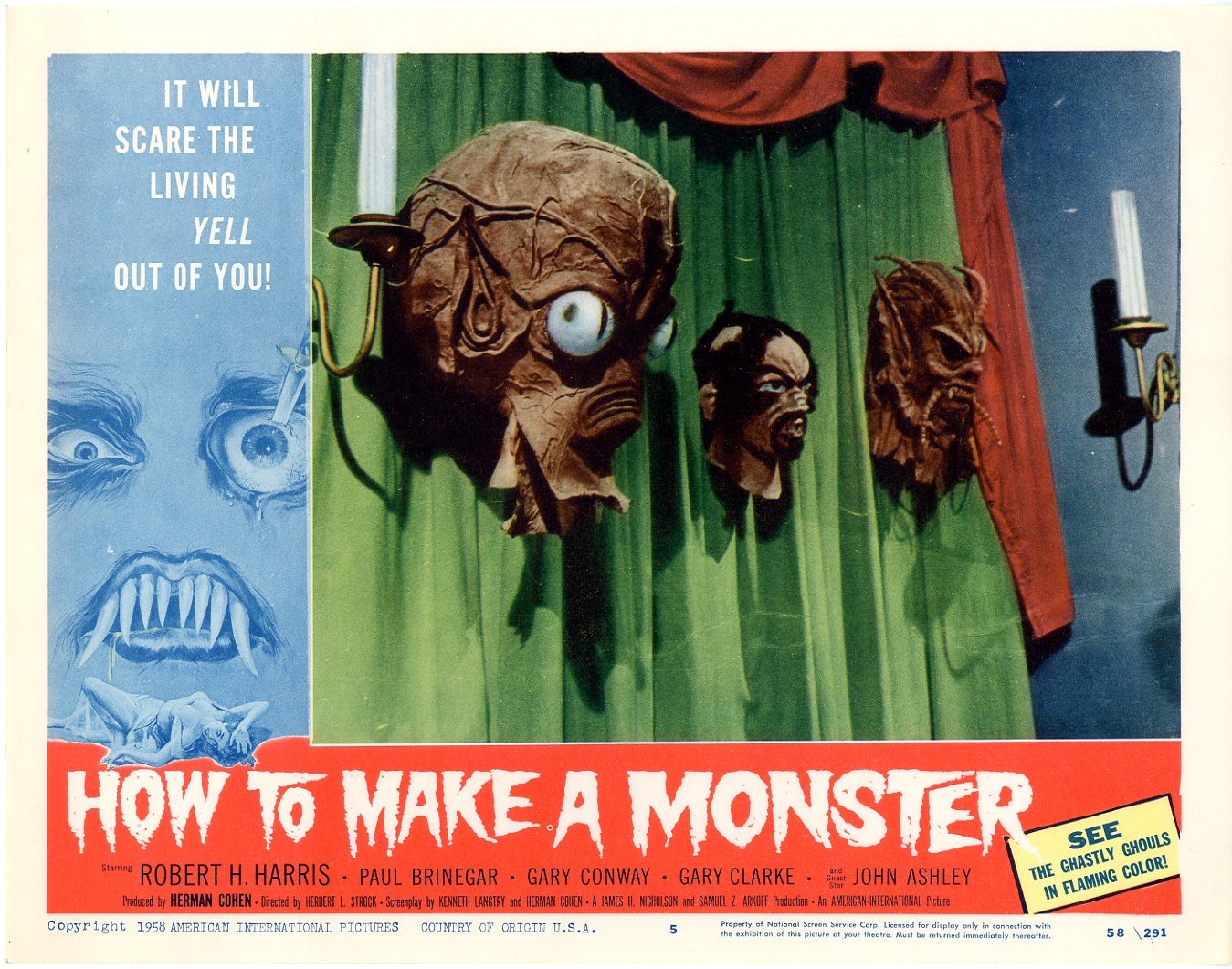 How To Make A Monster 1958 | Posters Details | Four Color Comics