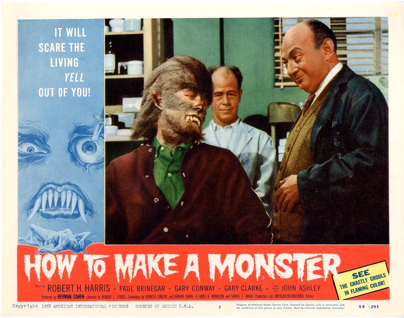 How To Make A Monster 1958 | Posters Details | Four Color Comics