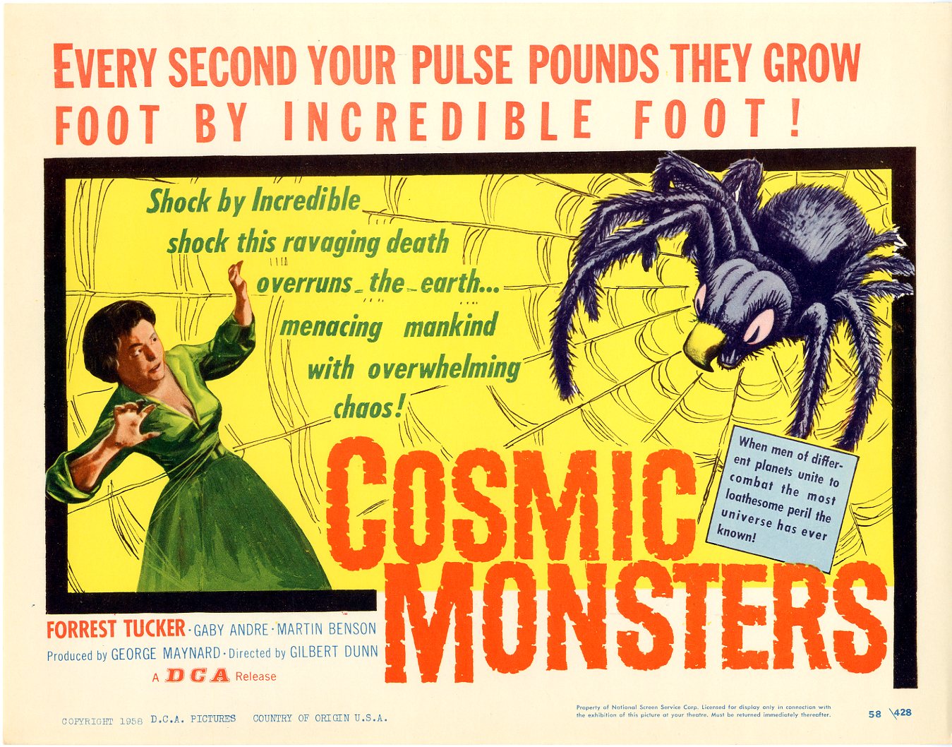 Cosmic Monsters 1958 | Sold Details | Four Color Comics