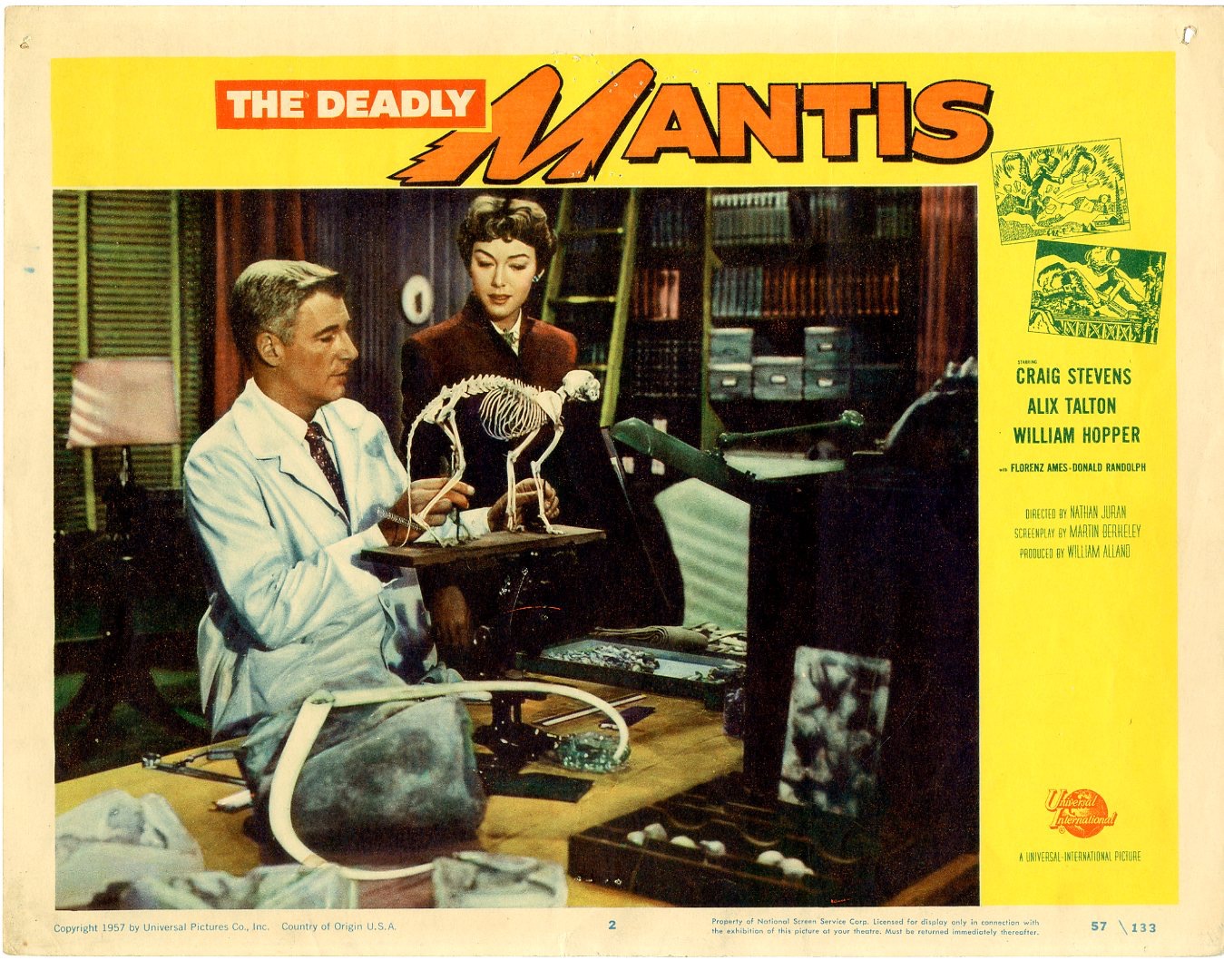 Deadly Mantis 1957 set #2 / Issue #2 | Sold Details | Four Color Comics