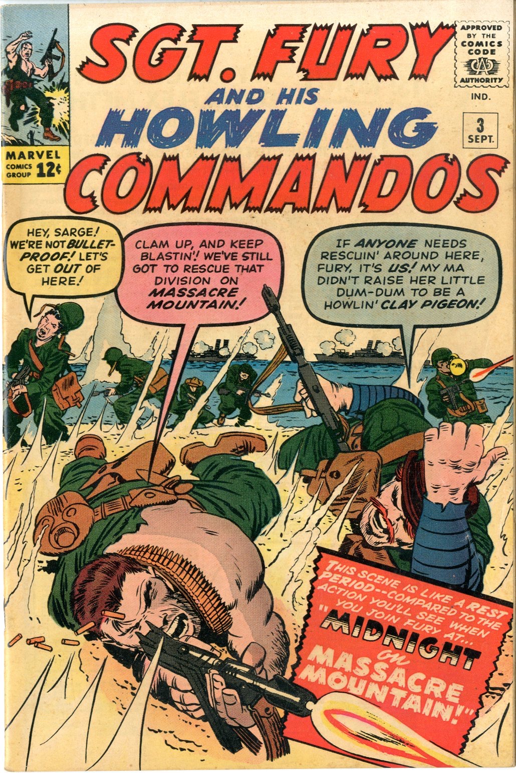 SGT. FURY / Issue #3 | Sold Details | Four Color Comics