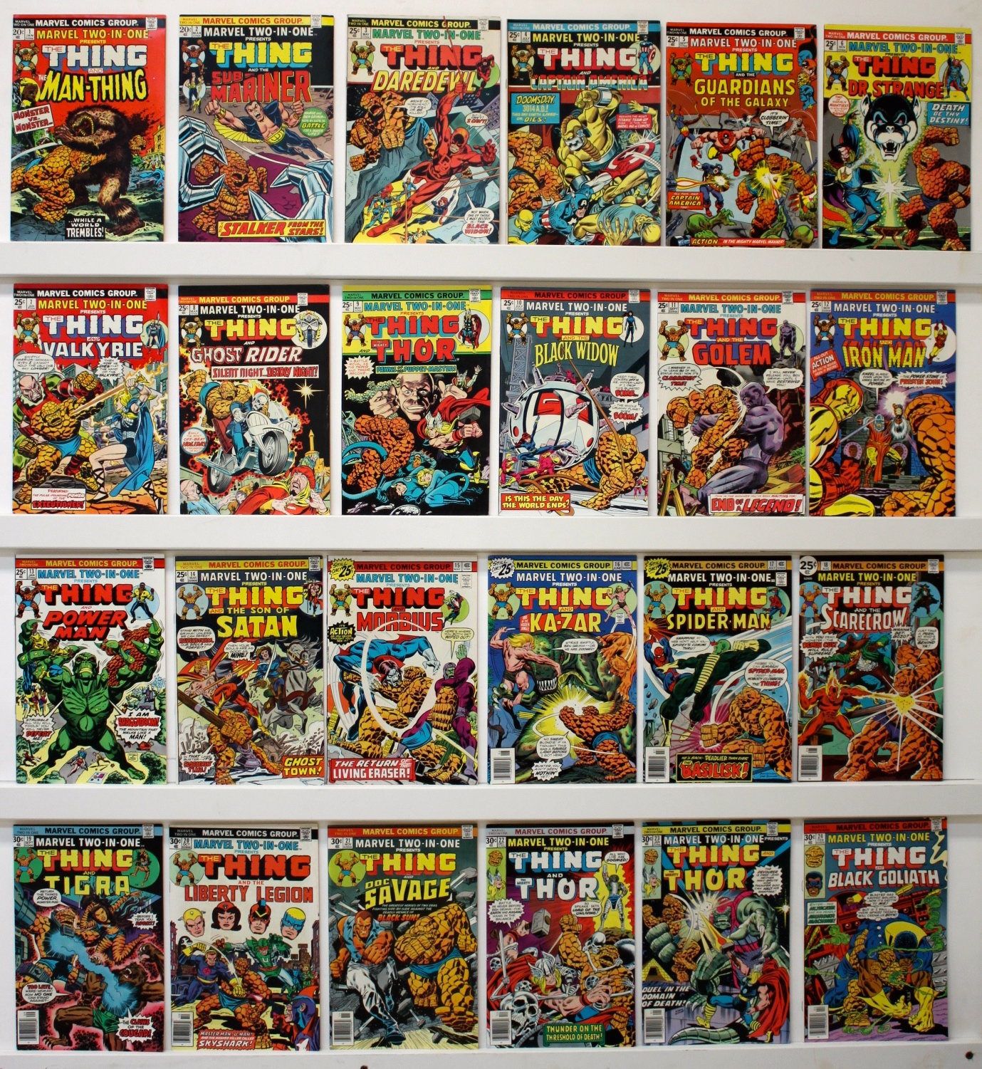 Marvel Two-in-One Run Lot of 107 comics | Sold Details | Four Color Comics
