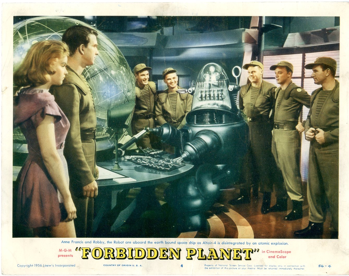 Forbidden Planet 1956 set #2 / Issue #4 | Sold Details | Four Color Comics