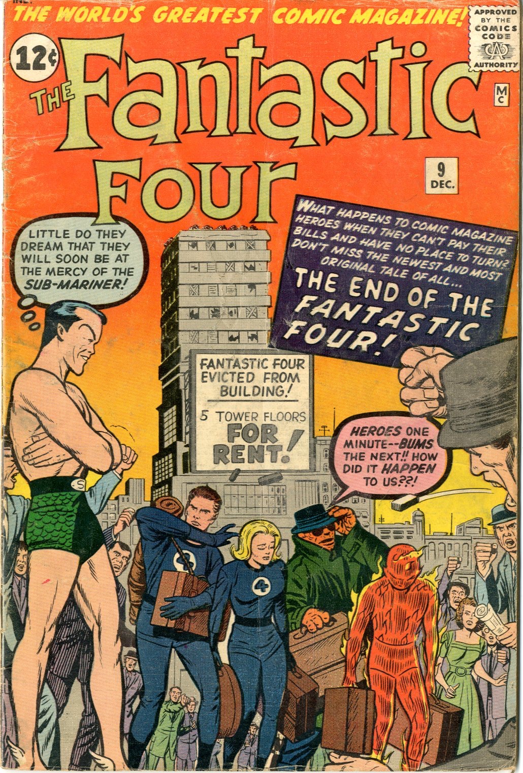 FANTASTIC FOUR / Issue #9 | Sold Details | Four Color Comics