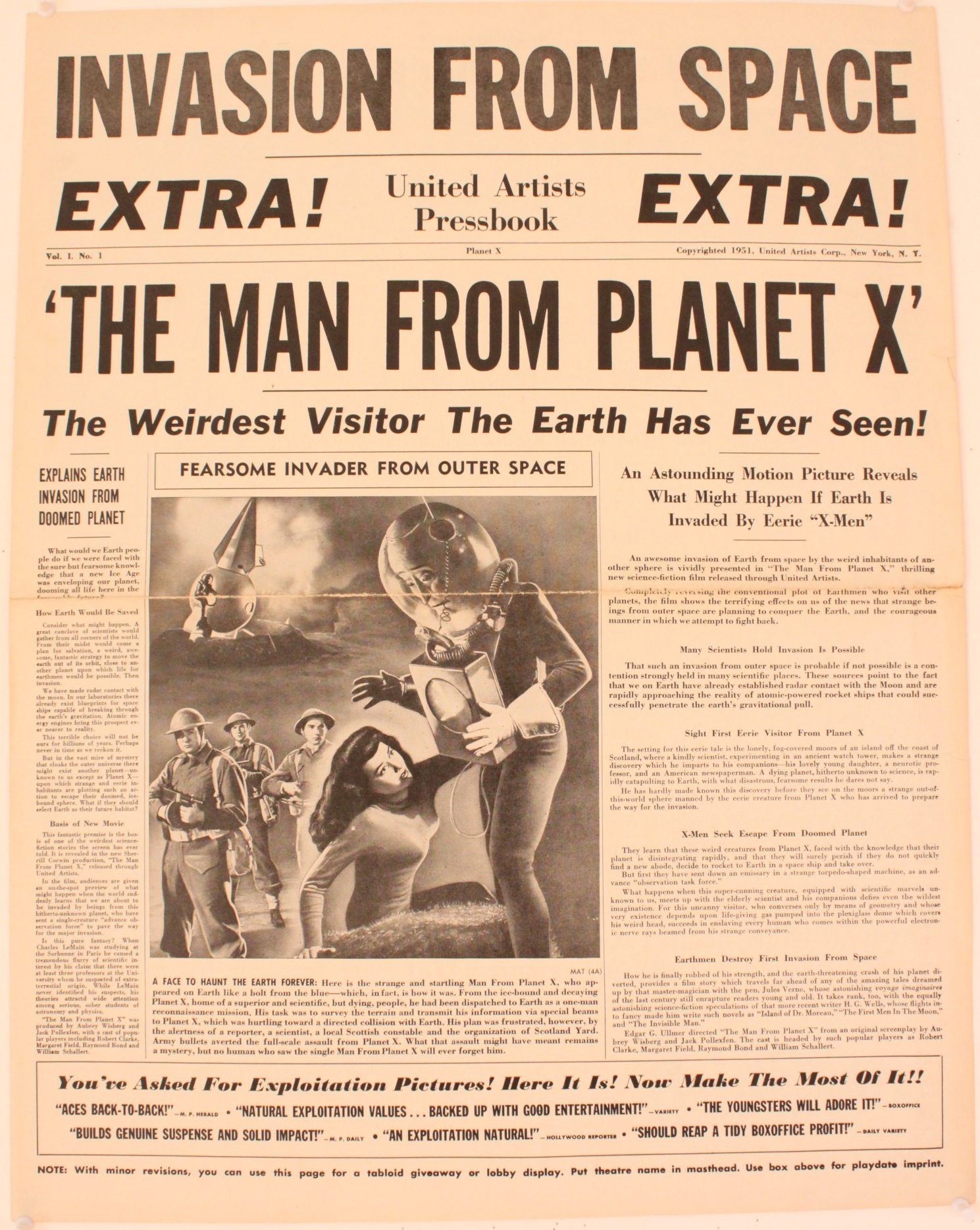 Man from Planet X 1951 | Sold Details | Four Color Comics