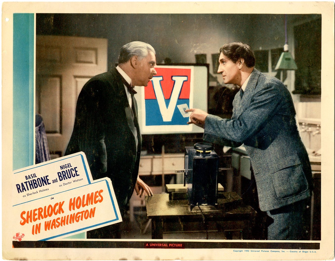 Sherlock Holmes in Washington 1942 / Issue #3 | Sold Details | Four ...