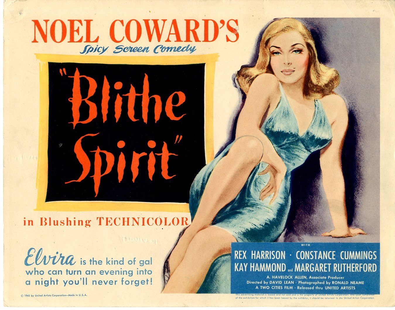 Blithe Spirit 1945 | Sold Details | Four Color Comics