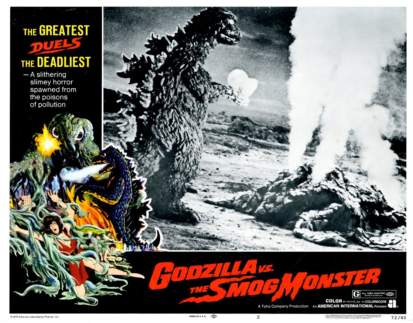 Godzilla Vs. The Smog Monster 1972 lcs | Sold Details | Four Color Comics