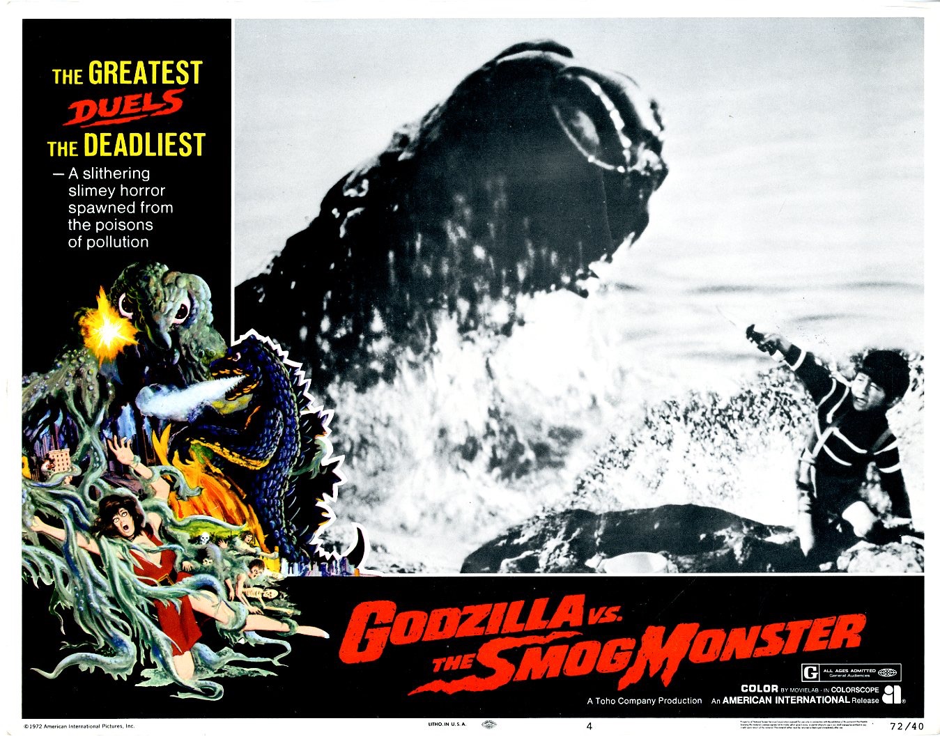 Godzilla Vs. The Smog Monster 1972 lcs | Sold Details | Four Color Comics