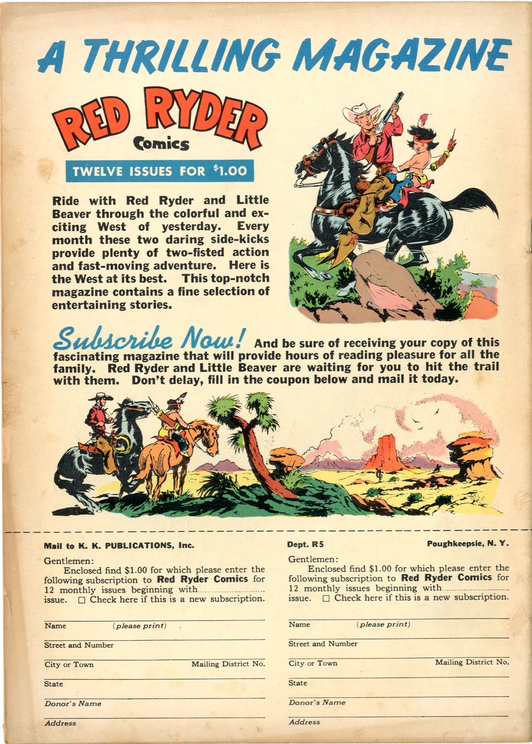 RED RYDER COMICS / Issue #95 | Sold Details | Four Color Comics