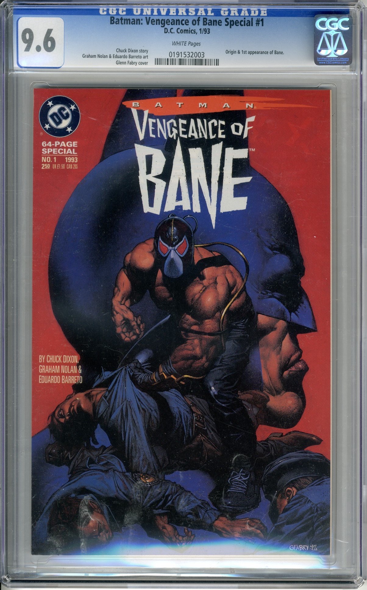 BATMAN VENGEANCE OF BANE SPECIAL / Issue #1 | Sold Details | Four Color ...