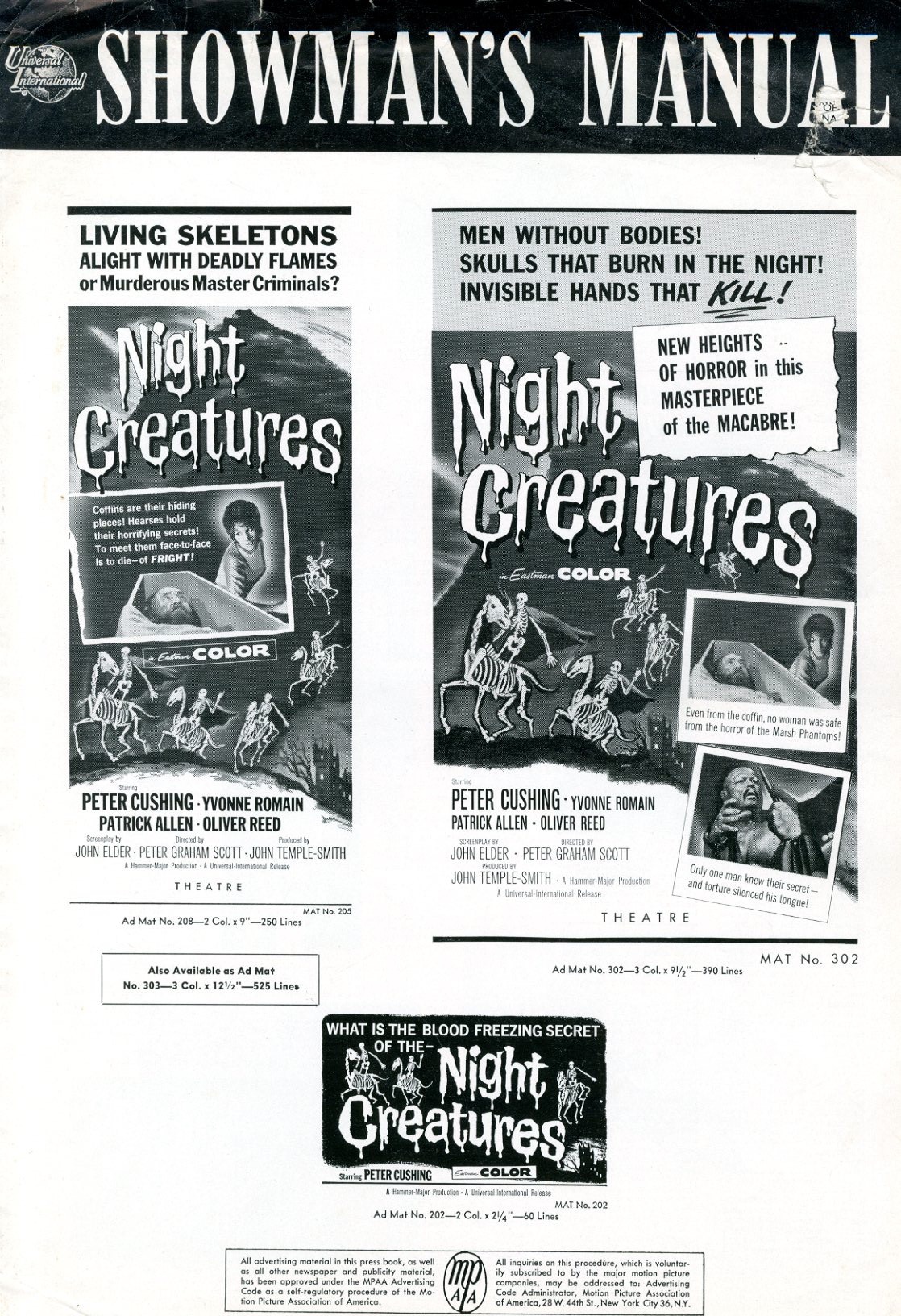 Night Creatures 1962 | Sold Details | Four Color Comics