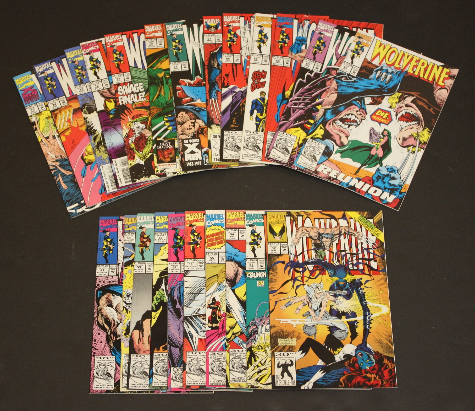Wolverine 1 to 189 | Sold Details | Four Color Comics