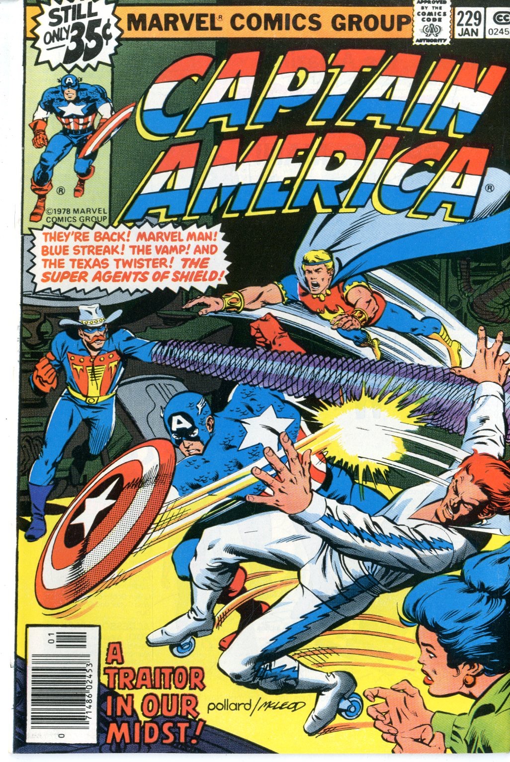 Captain America / Issue #229 | Sold Details | Four Color Comics