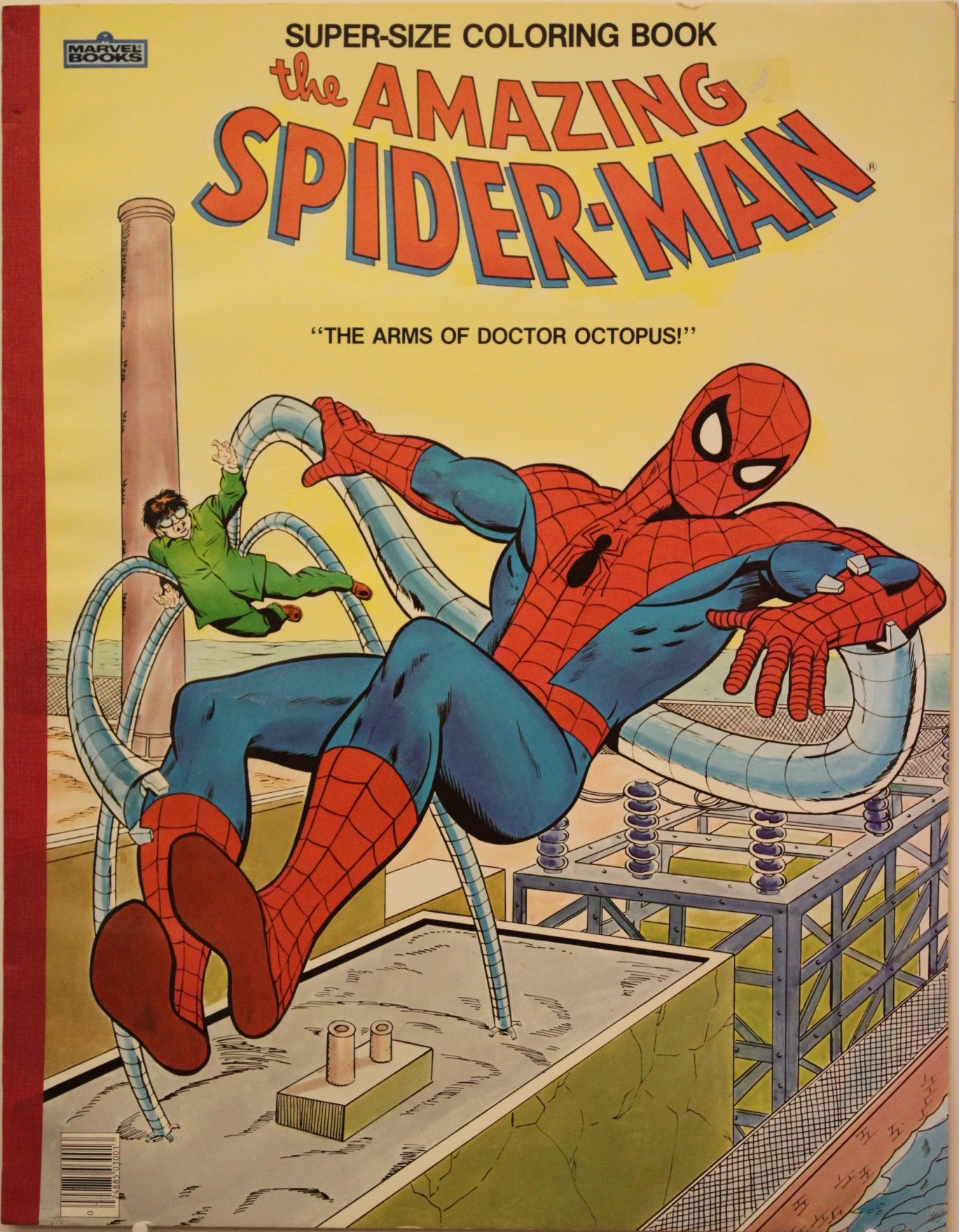 Super-Size Coloring Book Amazing Spider-Man 1983 Unused & uncolored ...