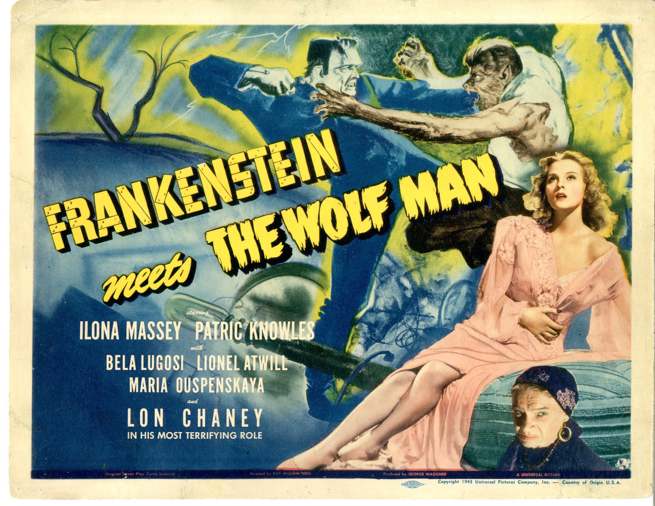 Frankenstein Meets the Wolf Man 1943 / Issue #1 | Posters Details ...
