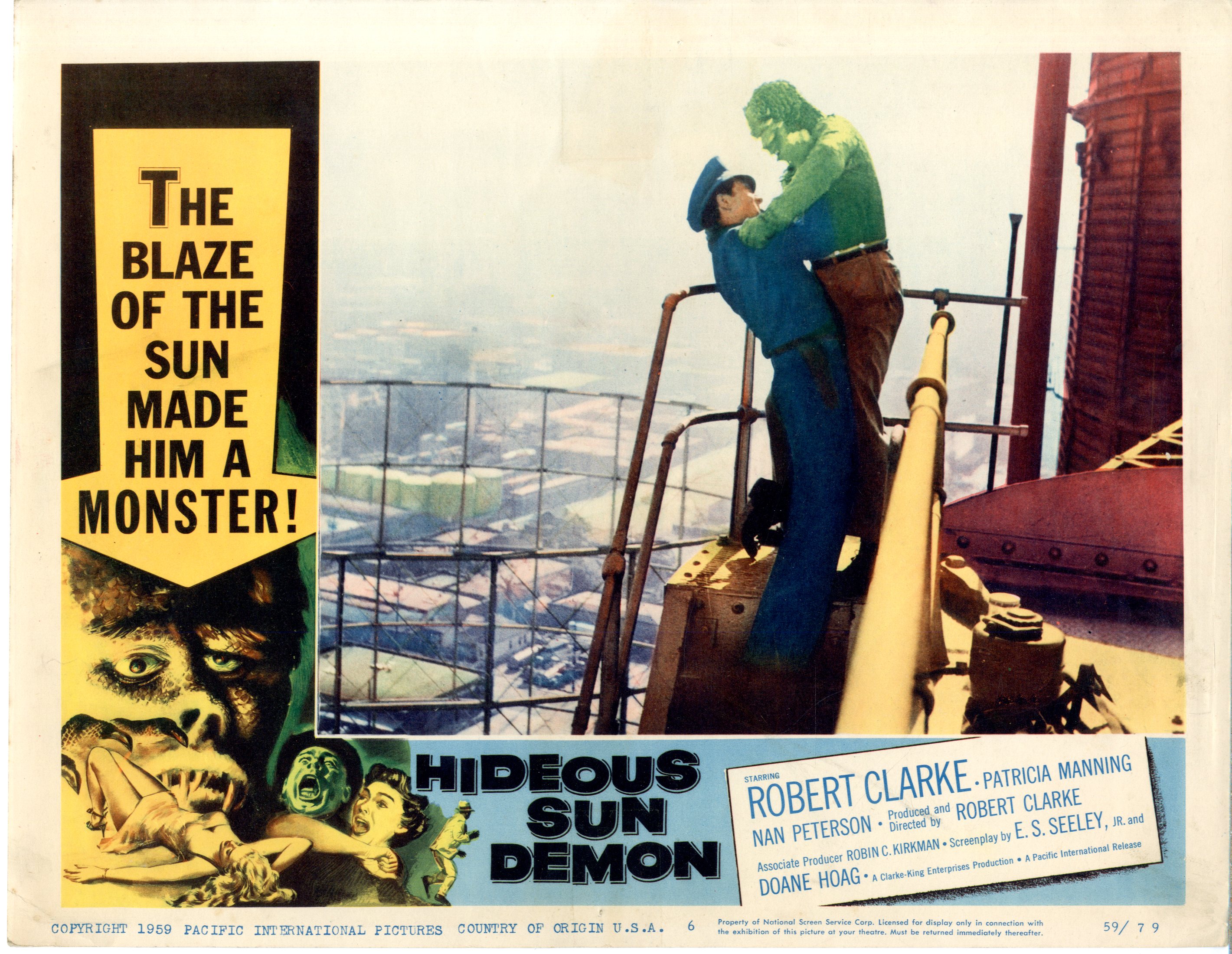 Hideous Sun Demon 1959 | Posters Details | Four Color Comics
