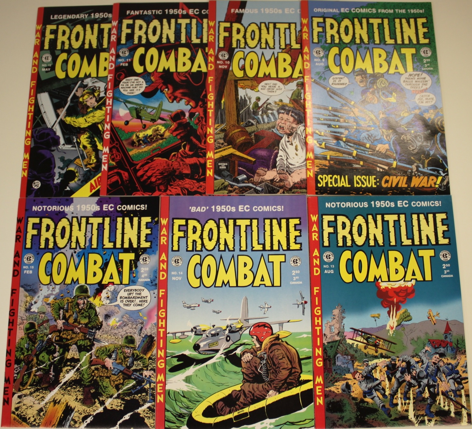 Frontline Combat Reprint / Issue #1-15 | Sold Details | Four Color Comics