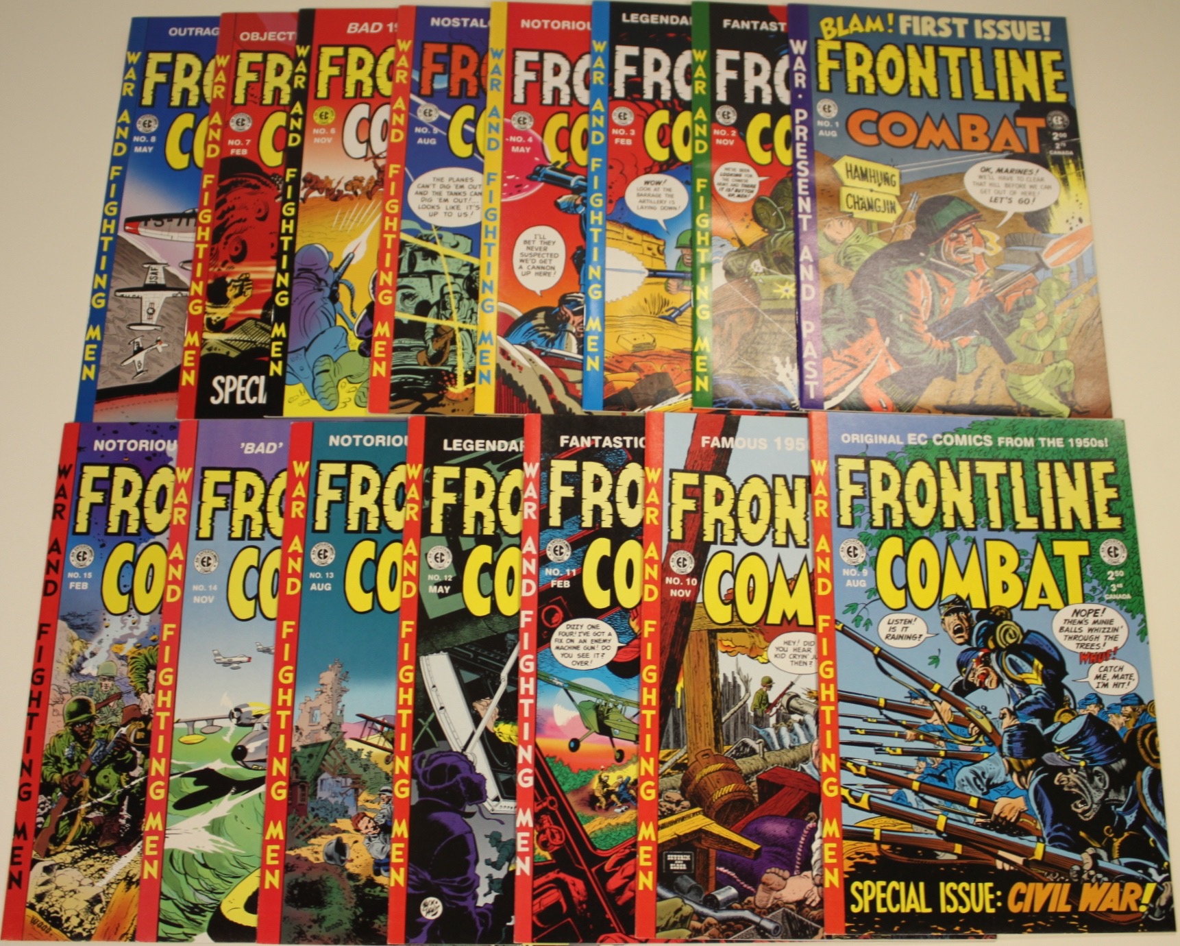 Frontline Combat Reprint / Issue #1-15 | Sold Details | Four Color Comics