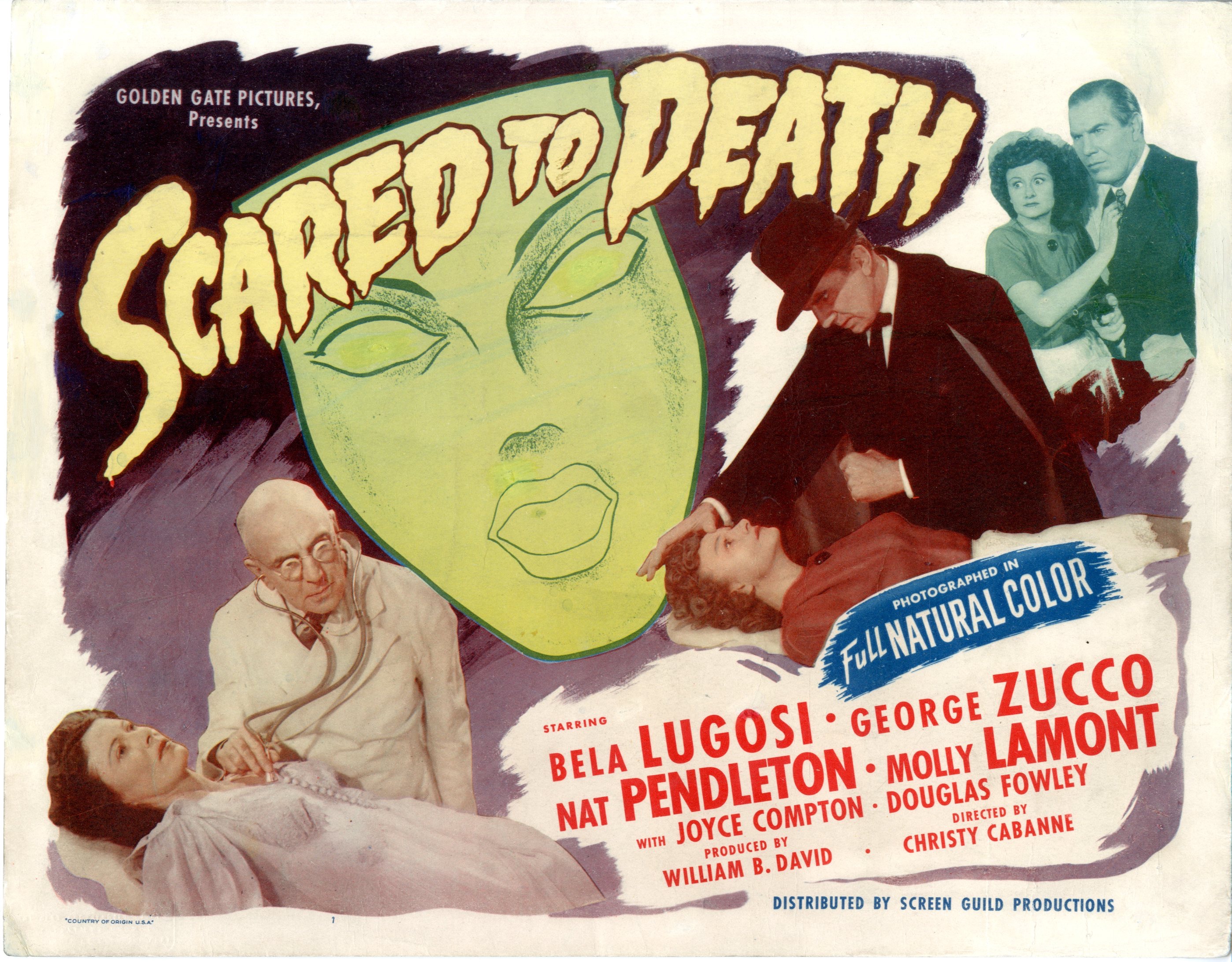 Scared To Death 1947 FINE | Posters Details | Four Color Comics