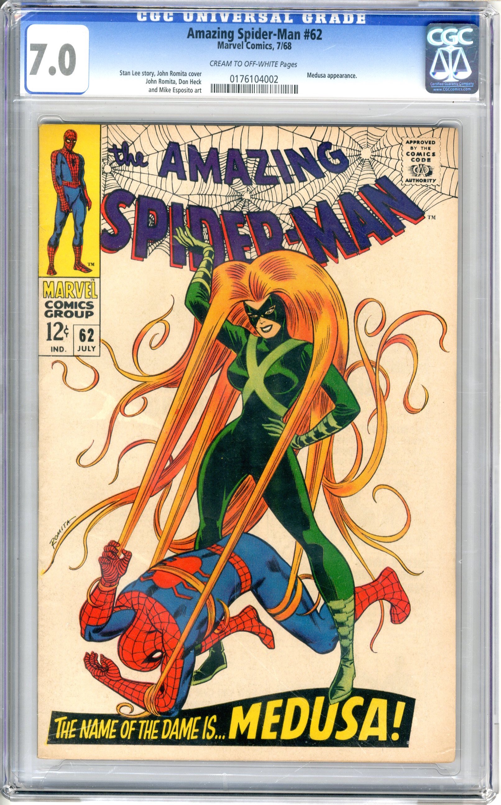 AMAZING SPIDER-MAN / Issue #62 | Sold Details | Four Color Comics