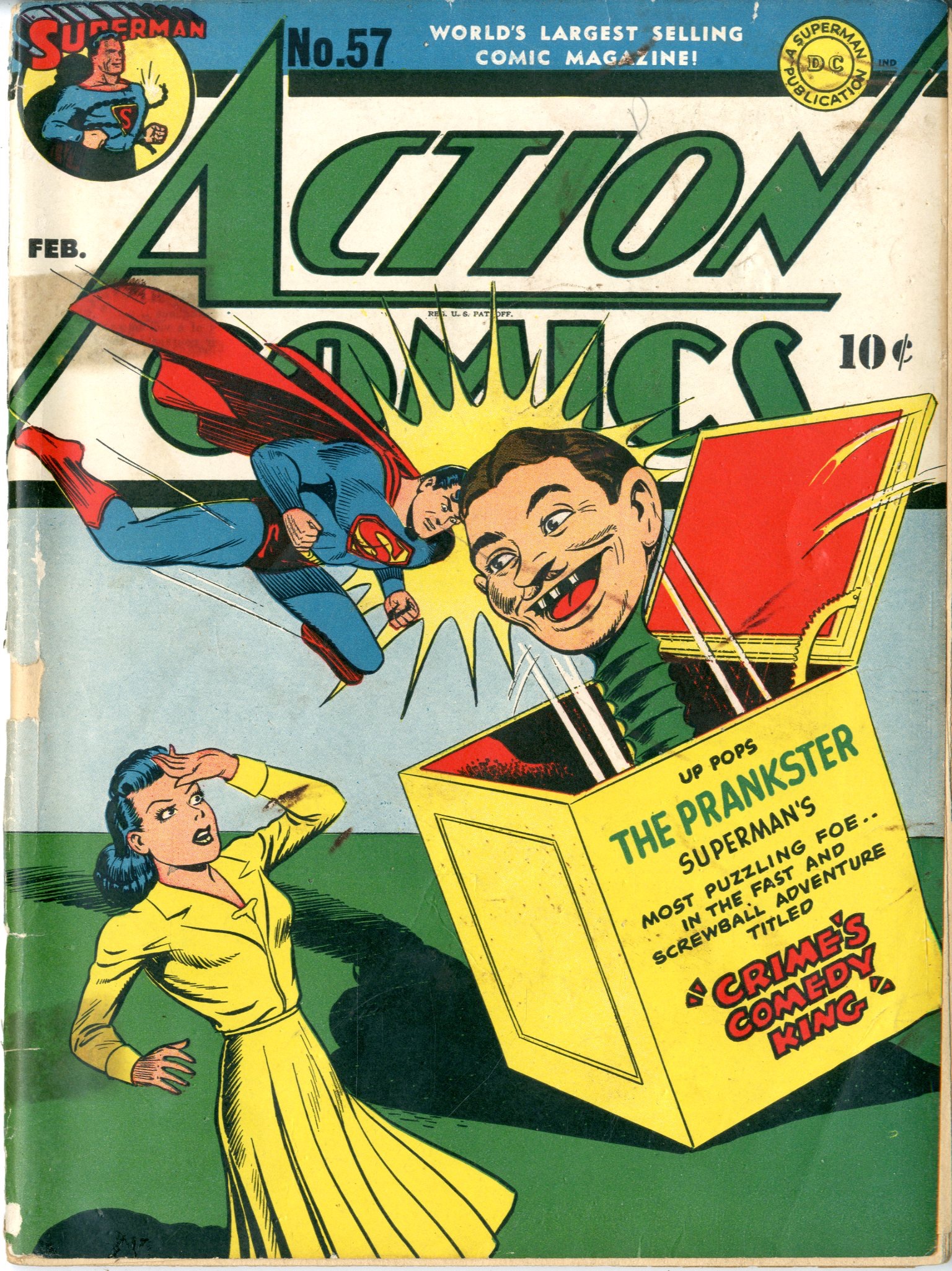 ACTION COMICS / Issue #57 | Sold Details | Four Color Comics