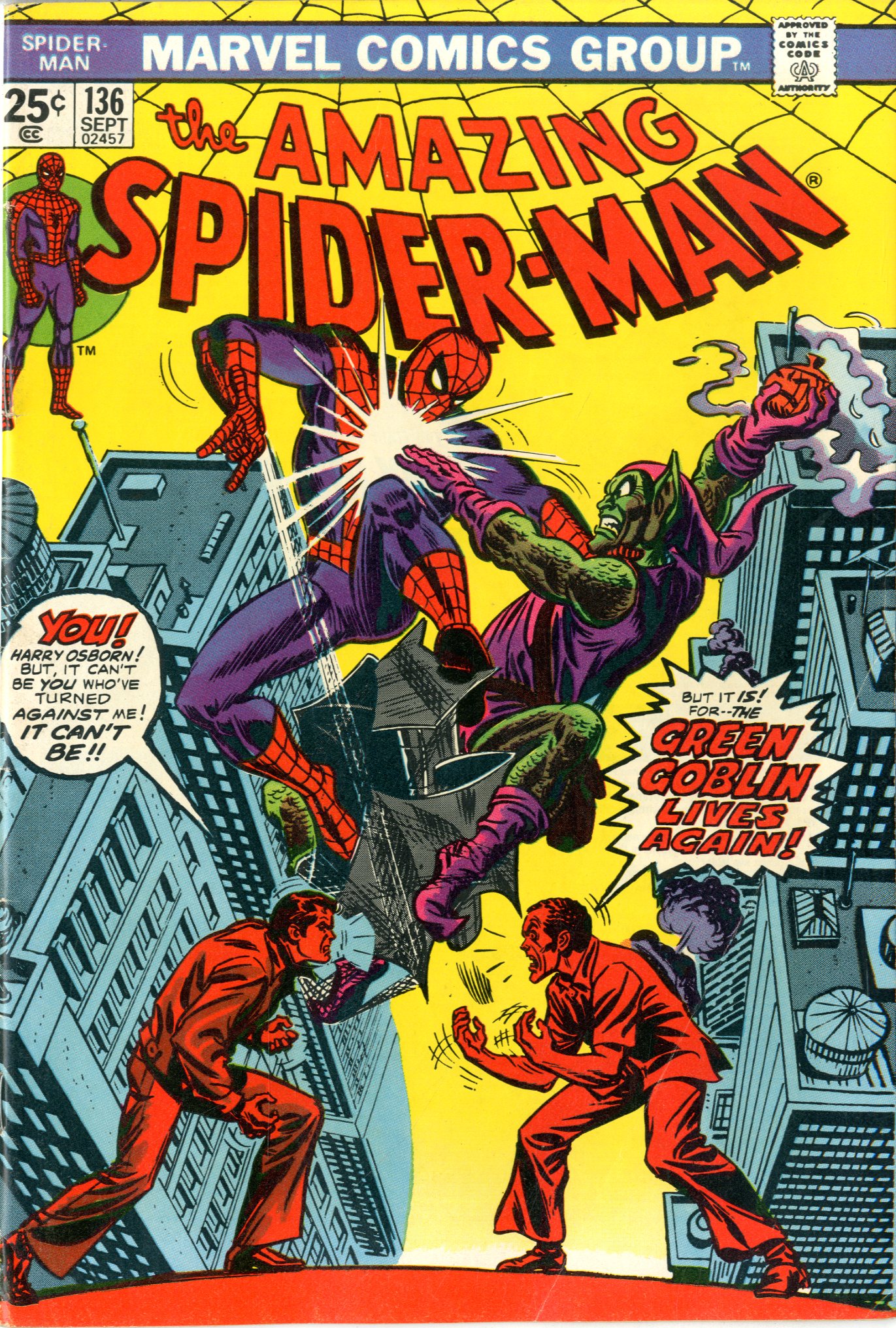 AMAZING SPIDER-MAN / Issue #136 | Sold Details | Four Color Comics