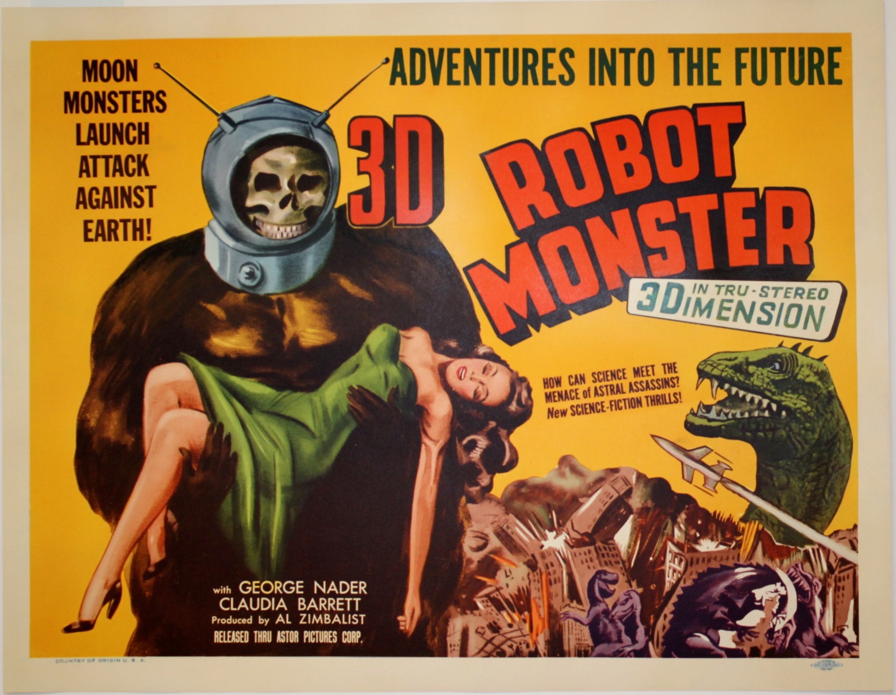 Robot Monster 1/2 sheet | Posters Details | Four Color Comics