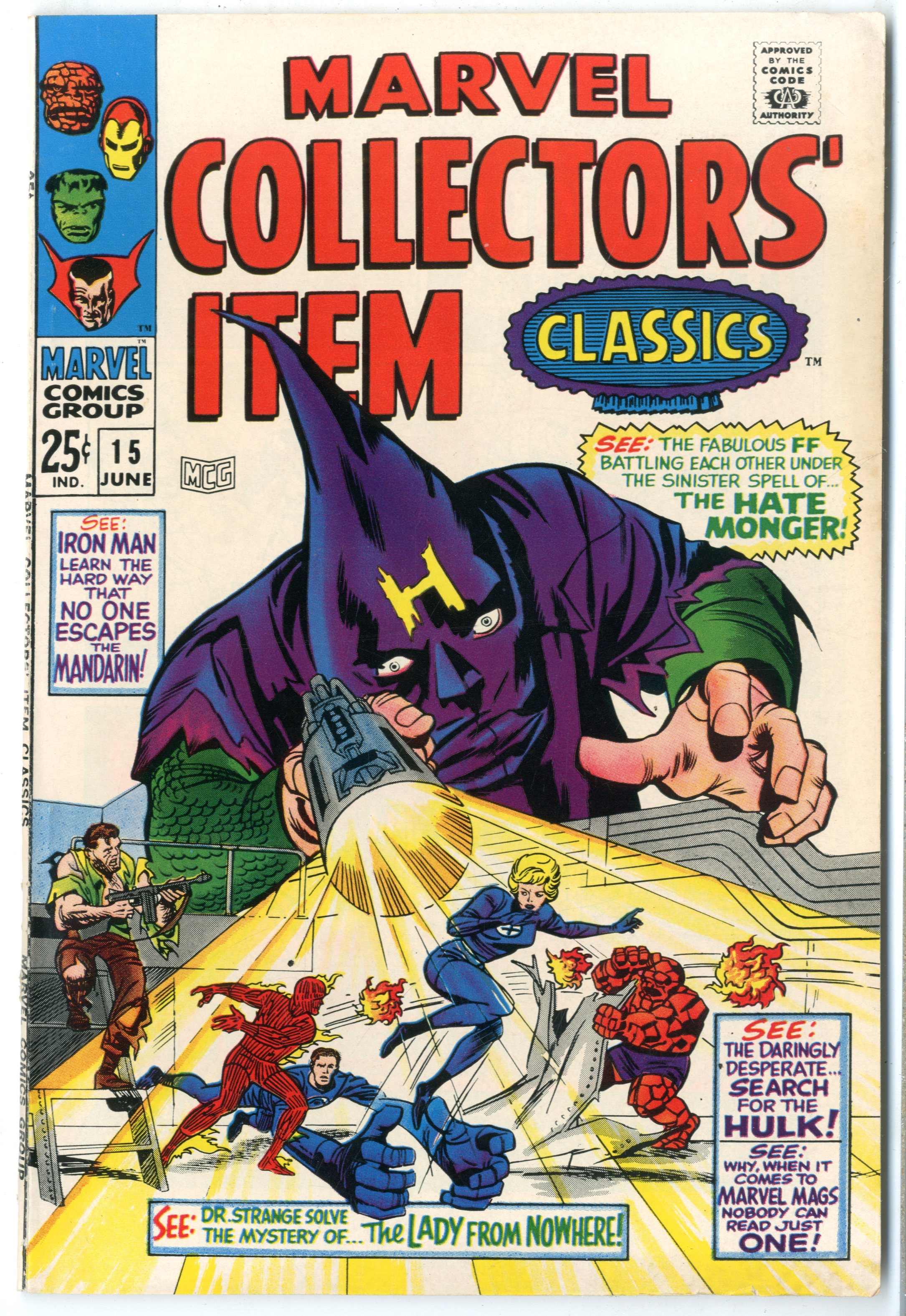Marvel Collectors Item Classics / Issue #15 | Comics Details | Four ...