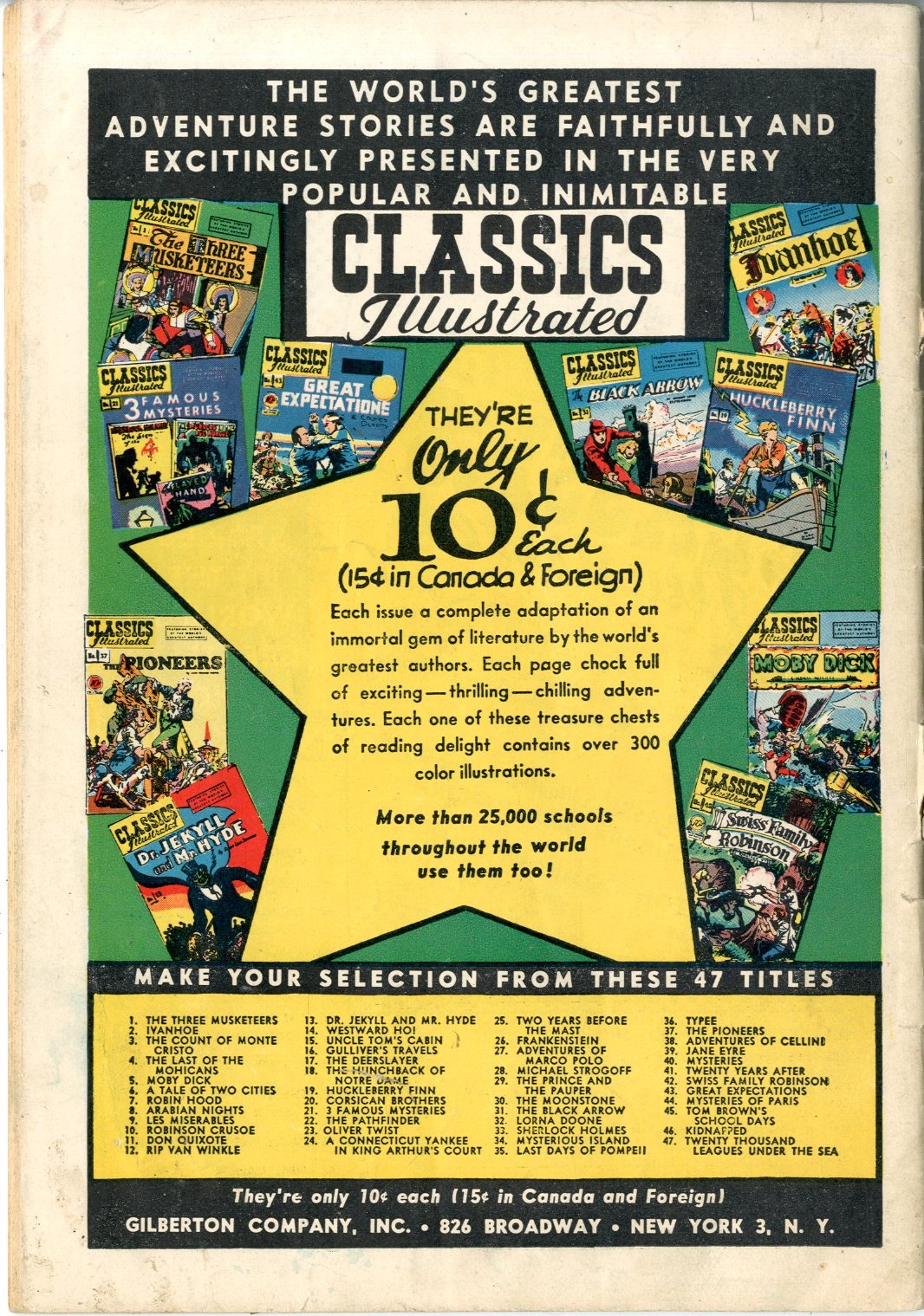 Classics Illustrated / Issue #48 | Comics Details | Four Color Comics